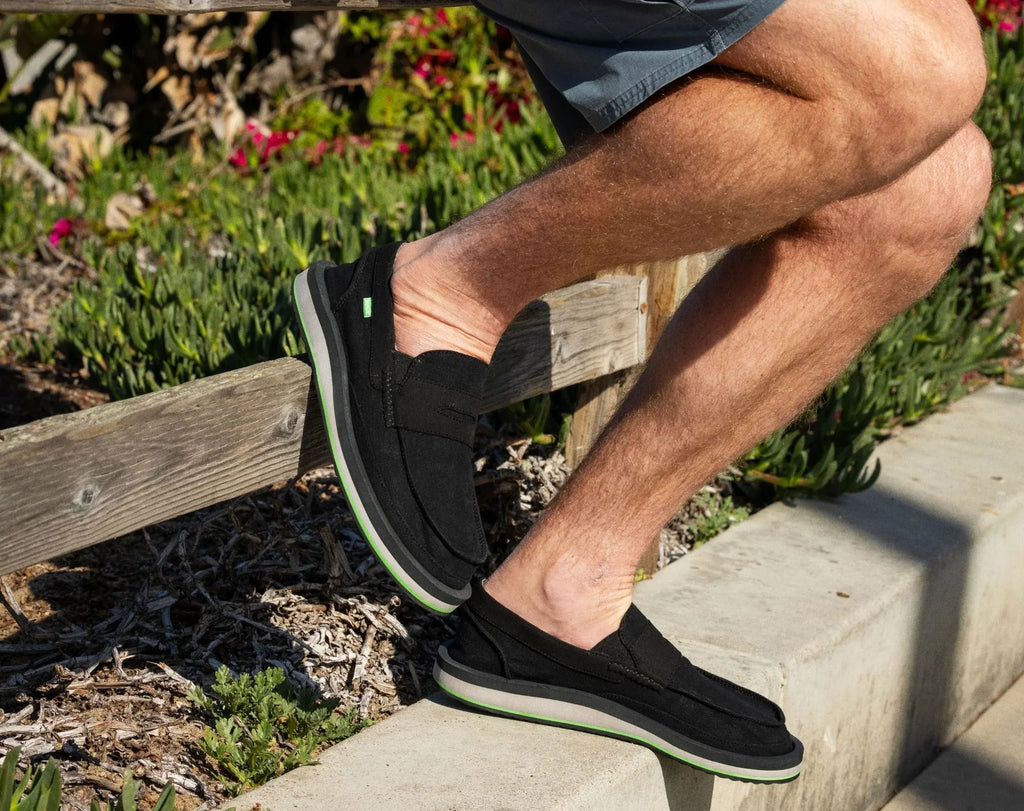 Sanuk Donny Loafer X Ben Gravy - Black – Famous Rock Shop
