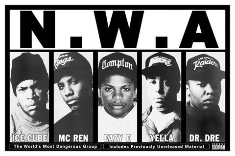 NWA poster – Famous Rock Shop