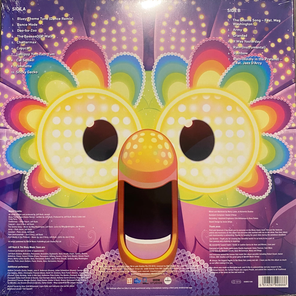 Joff Bush & The Bluey Team Bluey Dance Mode Vinyl LP – Famous Rock Shop