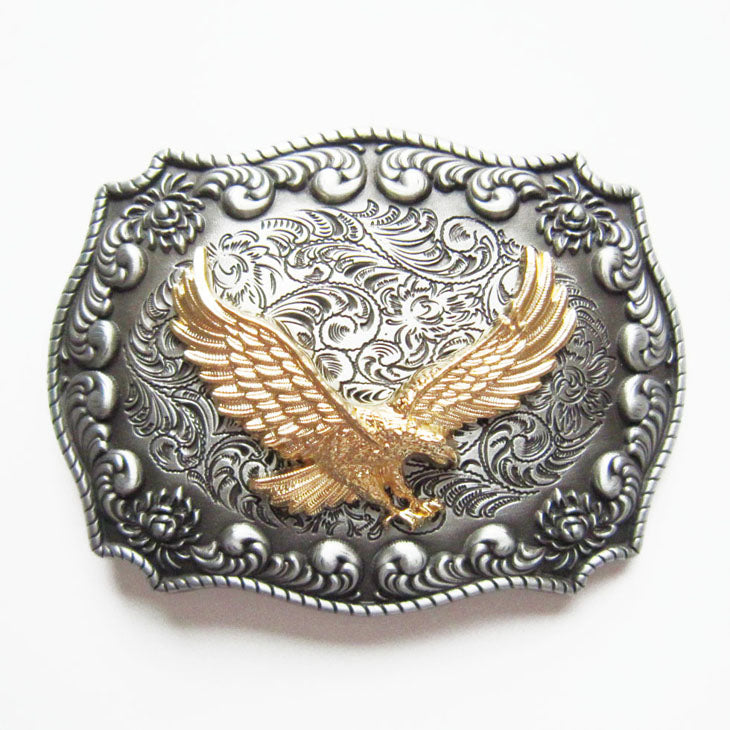 Eagle Double Color Belt Buckle Large – Famous Rock Shop