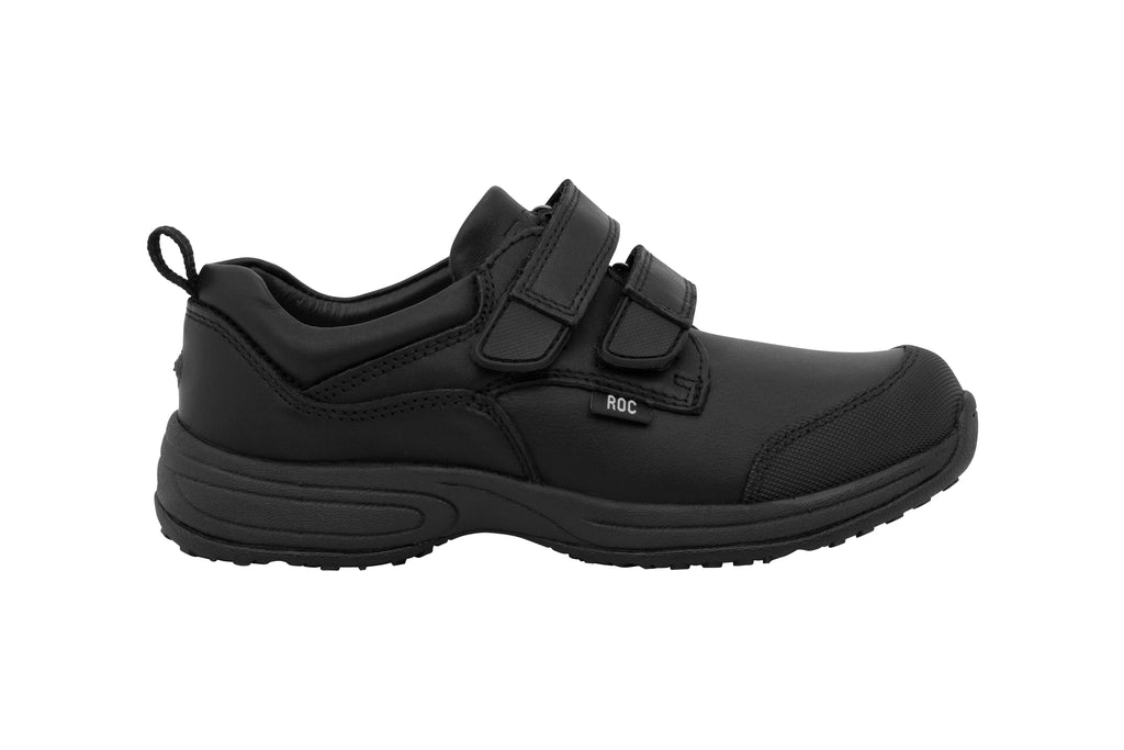 Roc Huxx Black Leather Shoe – Famous Rock Shop