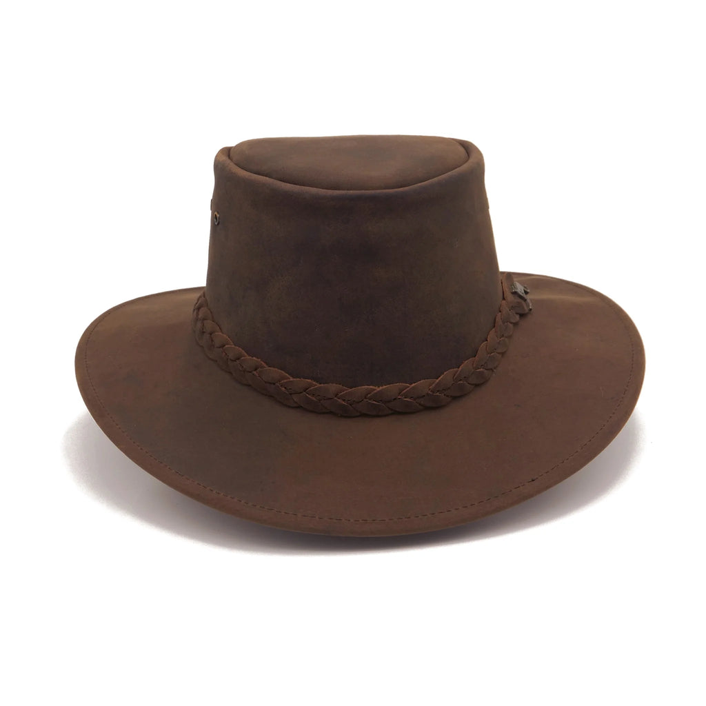 Kakadu - Nullarbor - Leather Hat - Tobacco Brown – Famous Rock Shop