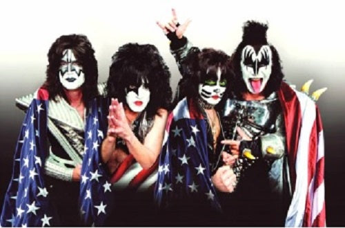 Kiss Flag Poster – Famous Rock Shop