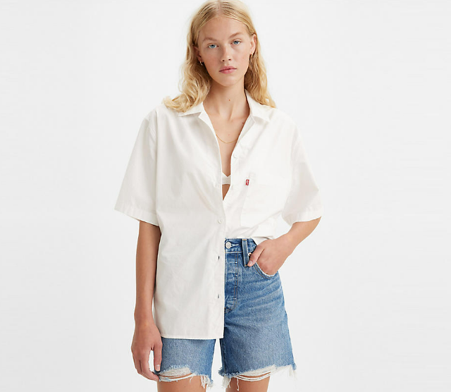 Levi's Women's Alfie Resort Shirt A4576-0001 – Famous Rock Shop