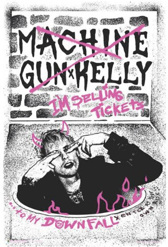 Machine Gun Kelly Downfall Poster – Famous Rock Shop