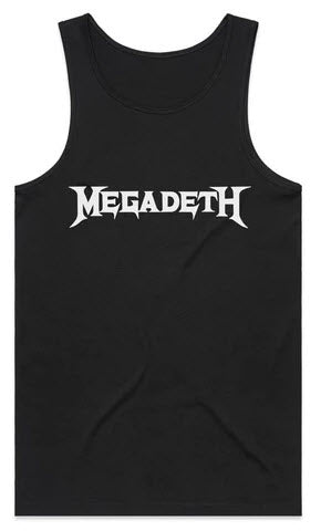 Megadeth Logo Tank Black – Famous Rock Shop