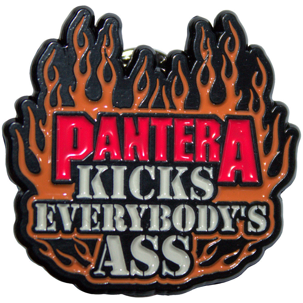 Pantera Kicks Pin Badge – Famous Rock Shop