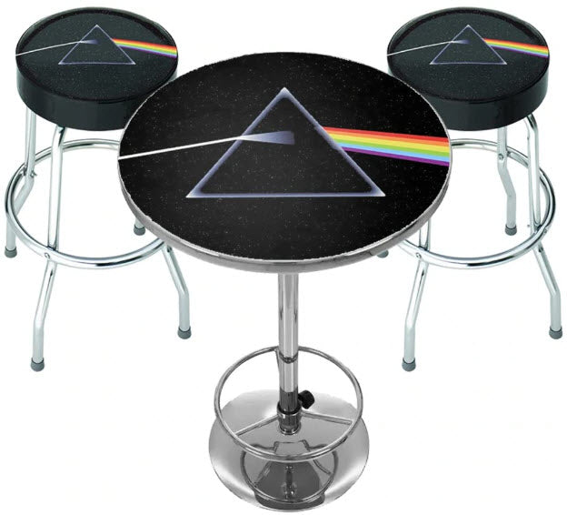 Pink Floyd 2 Bar Stool & 1 Table Set The Dark Side Of The Moon – Famous ...