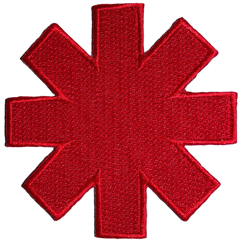 Red Hot Chili Peppers Red Border Asterisk Woven Patch – Famous Rock Shop