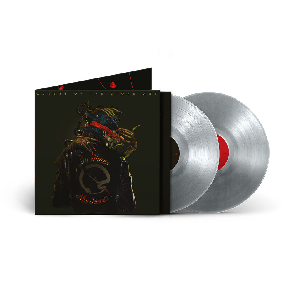 QOTSA 2LP Limited Edition In Times New Roman Opaque Silver Gatefold Ed ...
