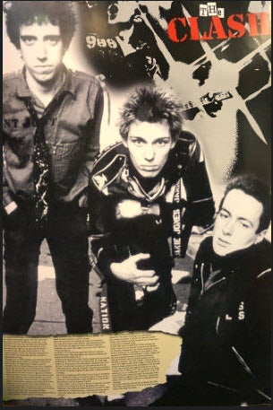 The Clash Punk Facts Poster – Famous Rock Shop
