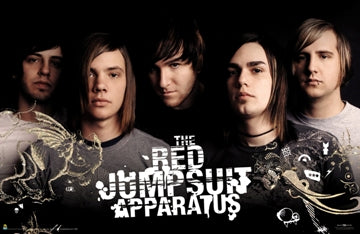 The Red Jumpsuit Apparatus Group Shot Poster – Famous Rock Shop