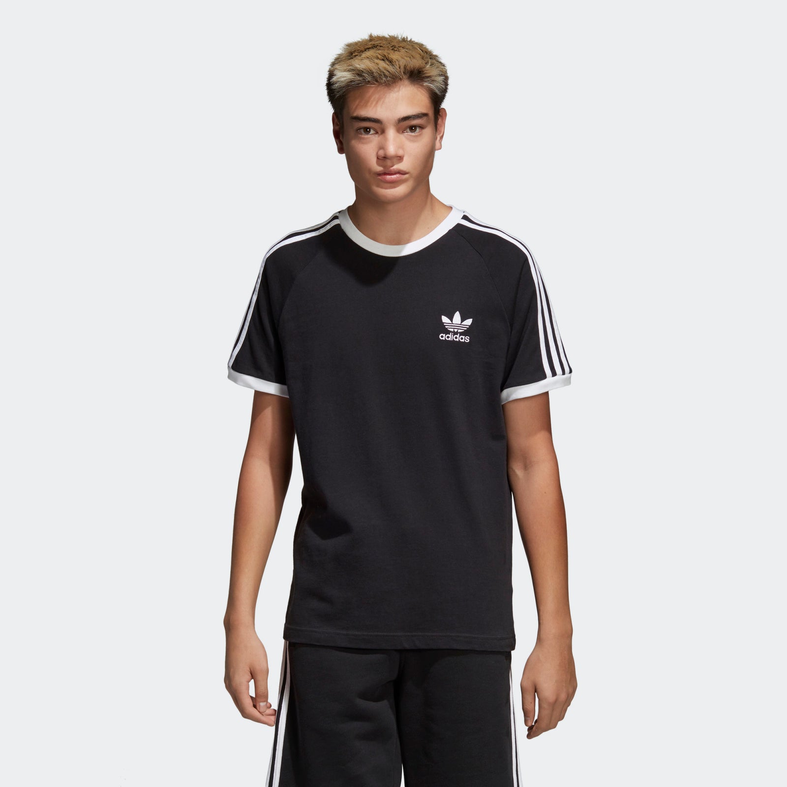 Adidas Original 3-Stripes Tee CW1202 Black – Famous Rock Shop