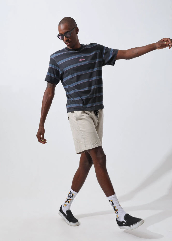 Afends Doof Retro Fit Tee Black – Famous Rock Shop