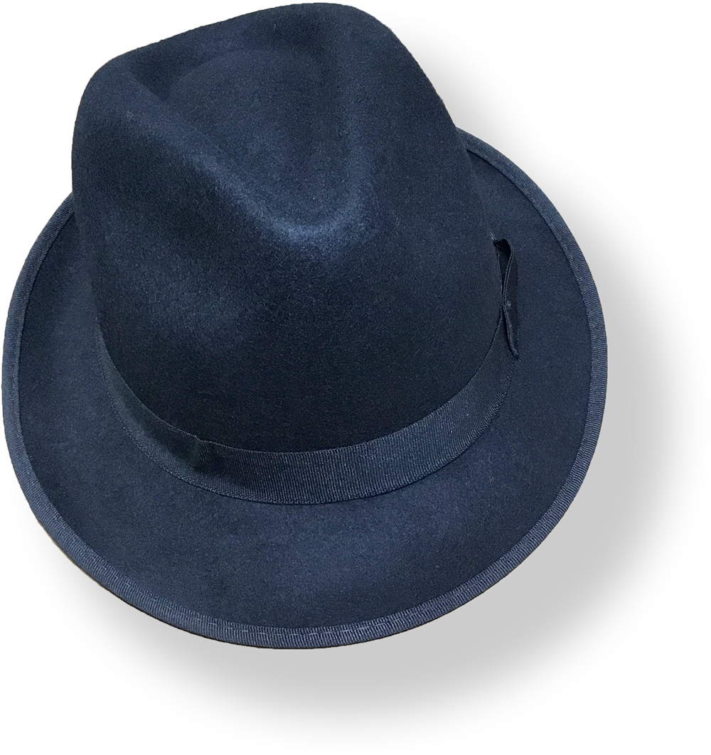 Avenel Small Brim Gutter Crown Trilby Hat Black 2889 – Famous Rock Shop