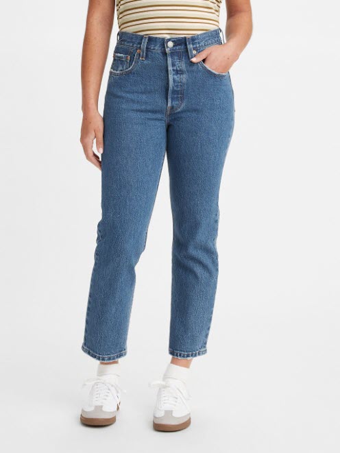 Levi's 501 Original Cropped Jeans Denim 362000225 – Famous Rock Shop