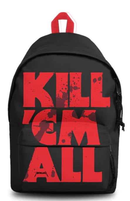 Metallica Kill Em All Blood Da Backpack – Famous Rock Shop