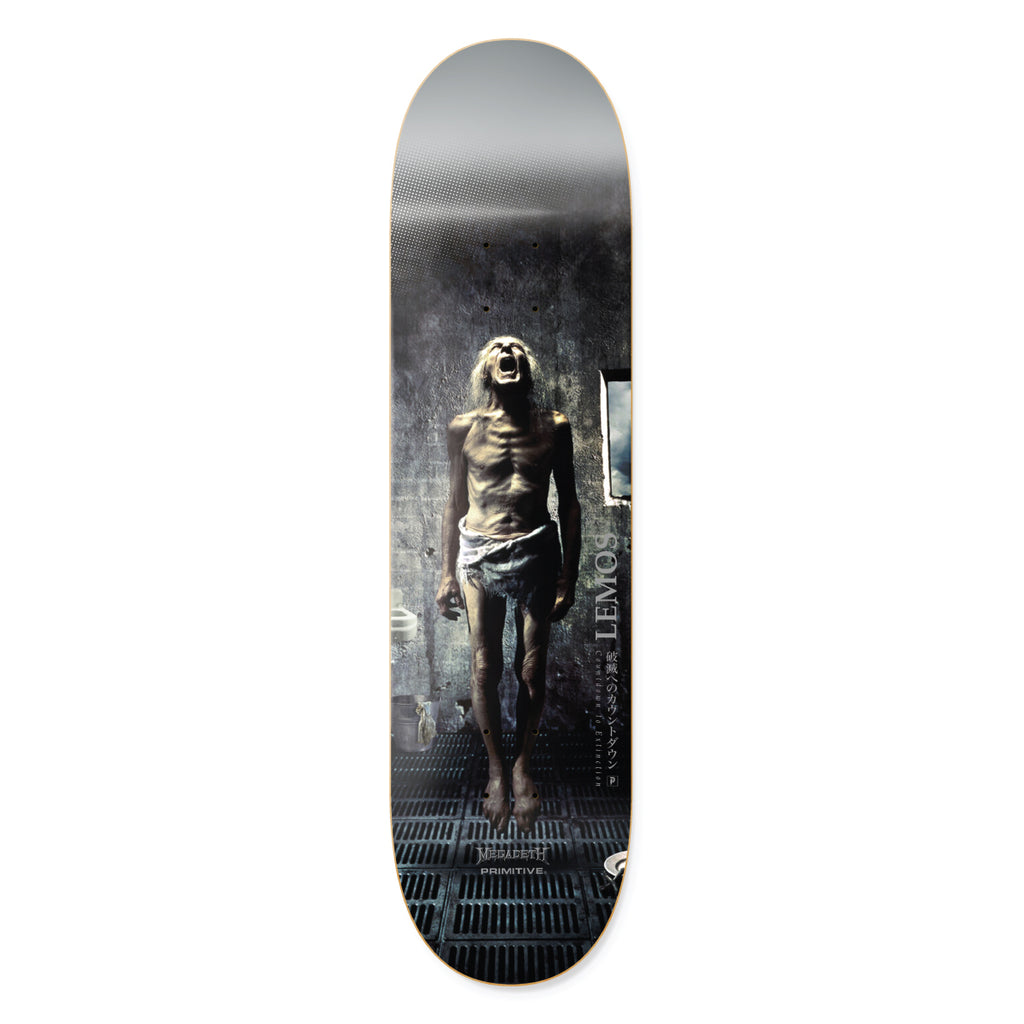 Primitive Skateboards Countdown 8.25 Deck Megadeth skate deck – Famous ...