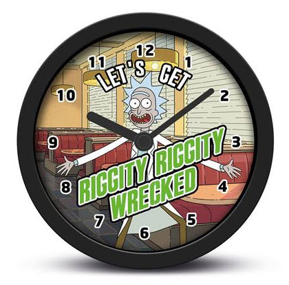Rick and Morty Wrecked Desk Clock – Famous Rock Shop