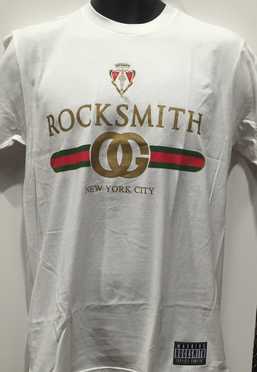 Rocksmith OG Crest T-Shirt White RS-002477 – Famous Rock Shop