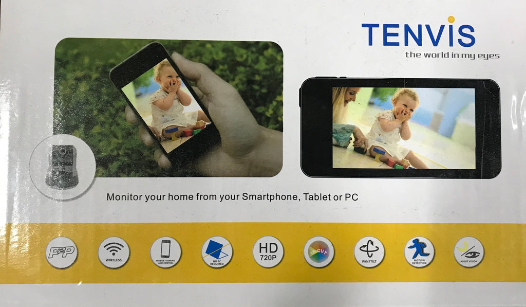 Tenvis IPROBOT 3 Wireless Network Camera – Famous Rock Shop
