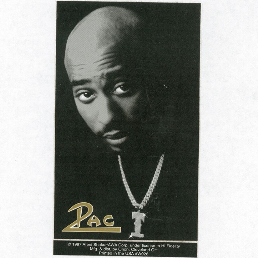 Tupac Sticker – Famous Rock Shop