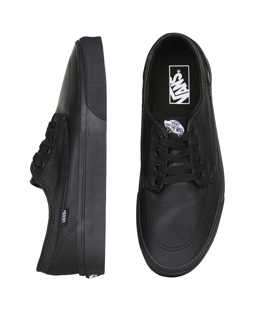 Vans Brigata (Italian Leather) VN-0ZSLL9M Black Black 1 – Famous Rock Shop