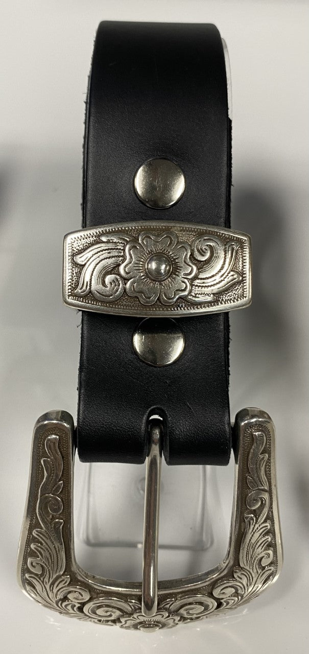 Boho Genuine Leather Belt Black – Famous Rock Shop