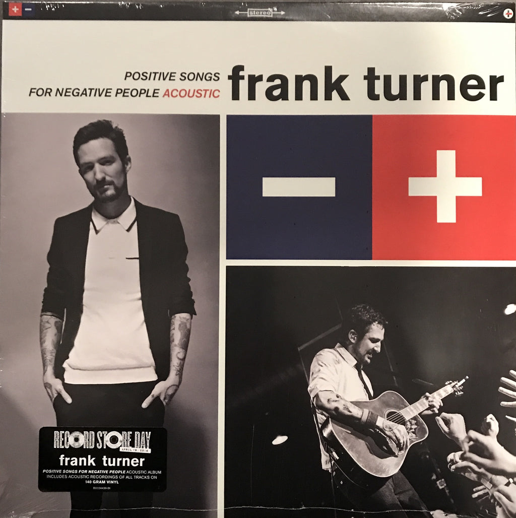 FRANK TURNER POSITIVE SONGS FOR NEGATIVE PEOPLE ACOUSTIC VINYL LP ...
