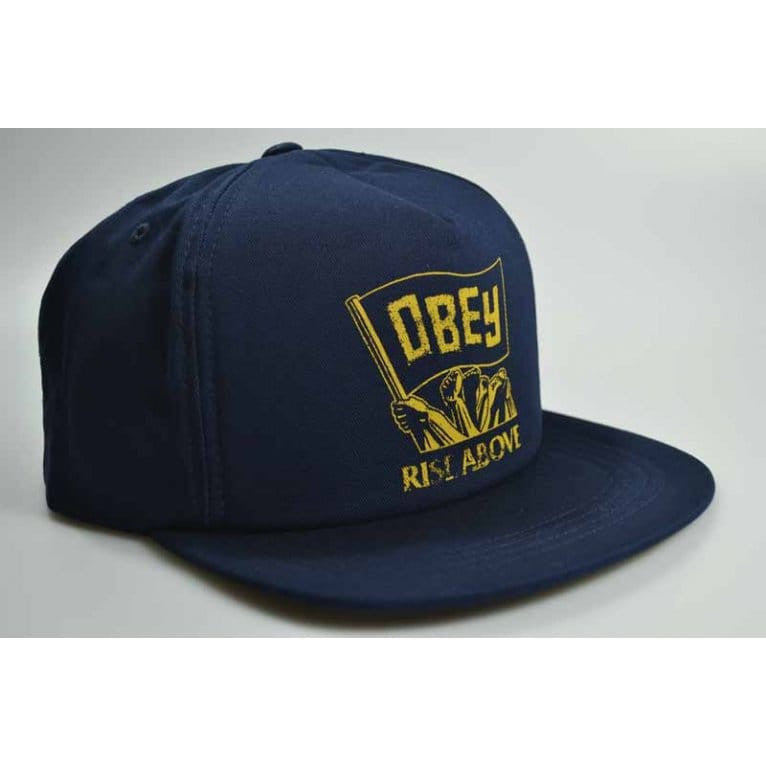 Obey Rise Above Snapback Navy – Famous Rock Shop